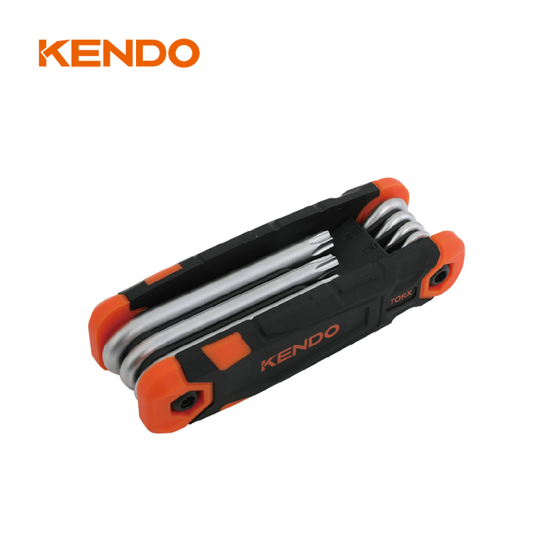 8pc L-Type Folding Torx Key Set for power drill from China manufacturer ...