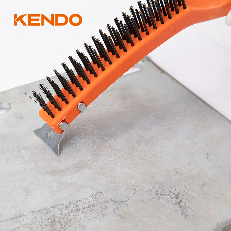 Steel Wire Brush with Scraper from China manufacturer - SAAME Tools